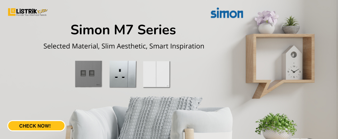 ListrikKita.com | Saklar Pintar Simon M7: Desain Minimalis, Fitur Canggih