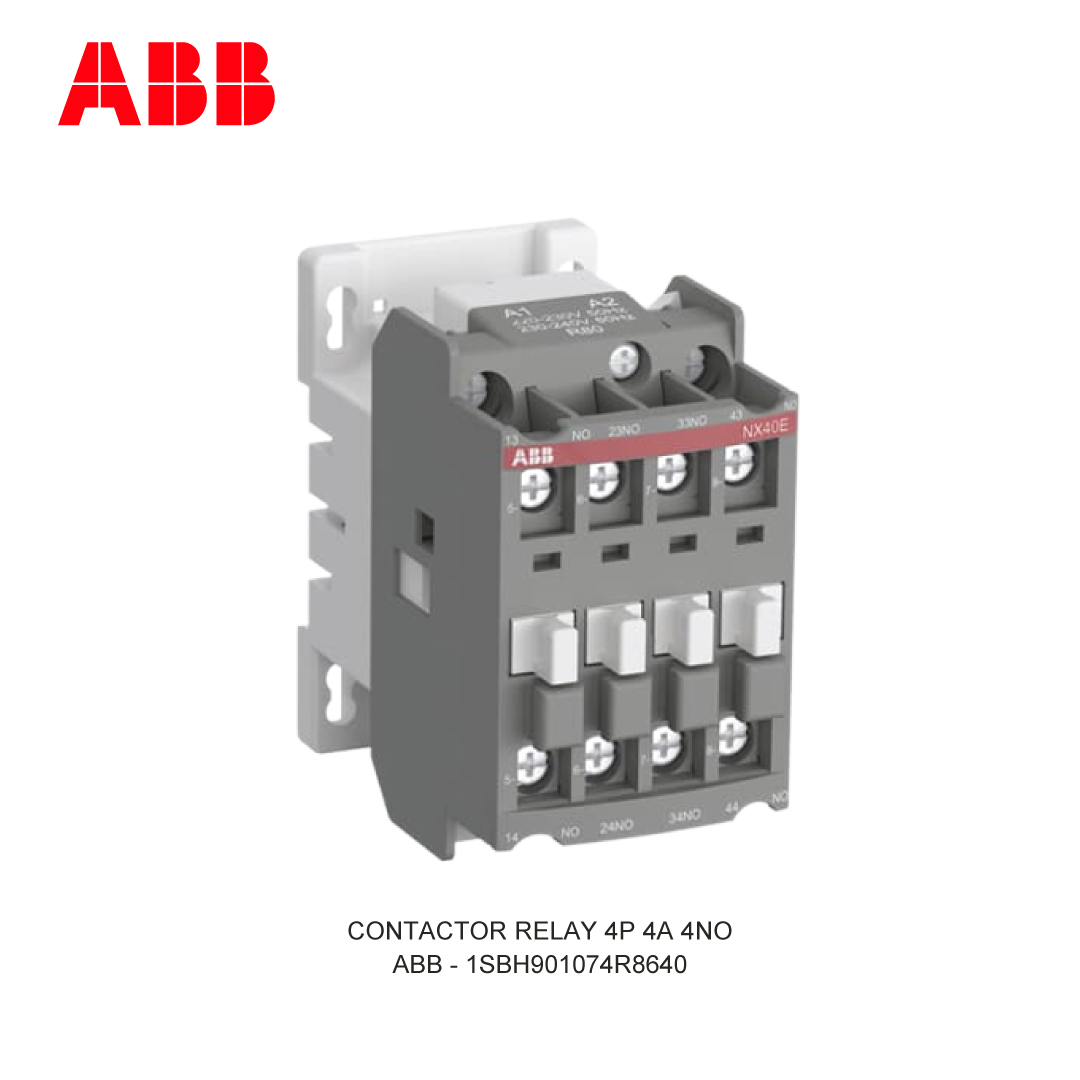 ListrikKita.com | CONTACTOR RELAY 4P 4A AC-15 400-415V 220-230VAC 4NO