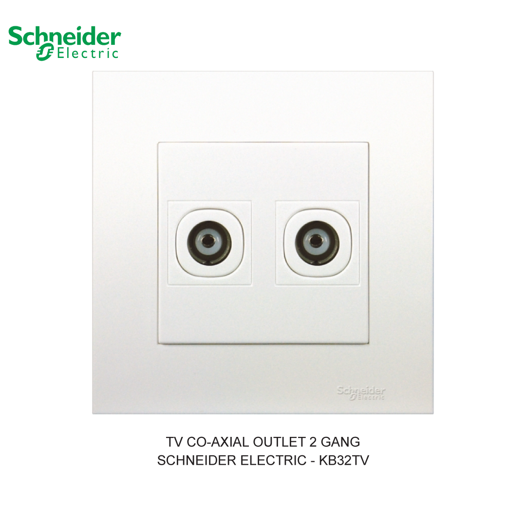ListrikKita.com | TV CO-AXIAL OUTLET 2 GANG