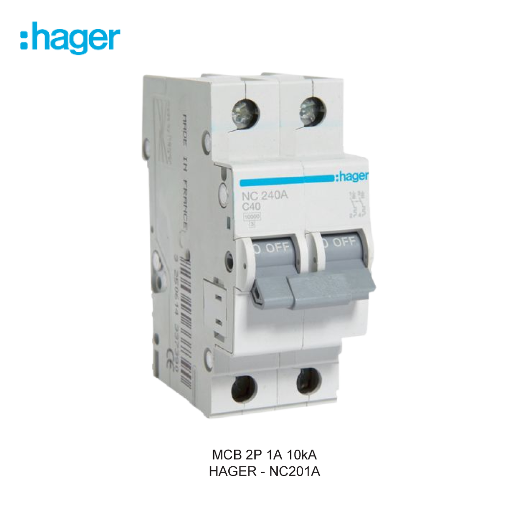 ListrikKita.com | MCB 2P 1A 10kA KURVA C
