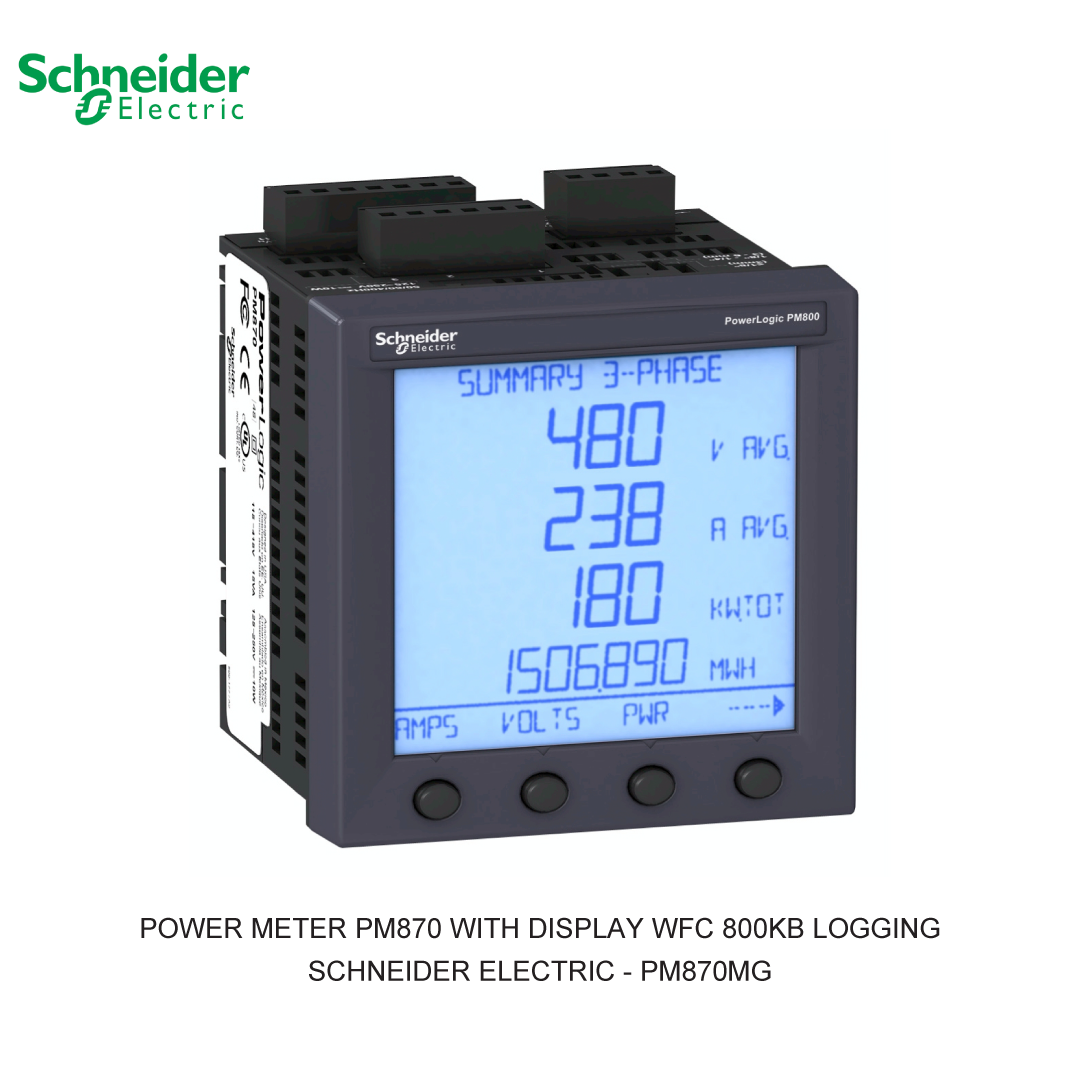 ListrikKita.com | POWER METER PM870 WITH DISPLAY WFC 800KB LOGGING