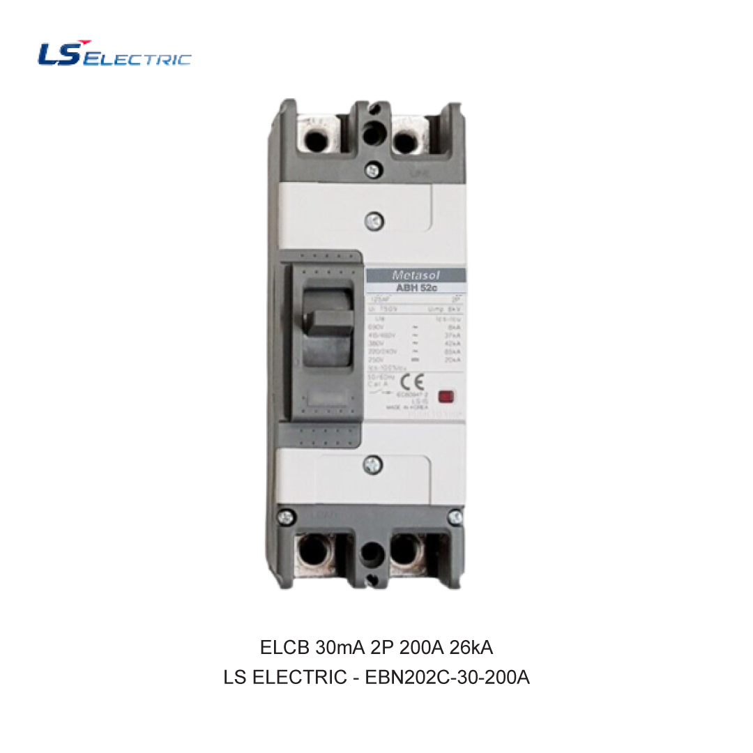 ListrikKita.com | ELCB 30mA 2P 200A 26kA