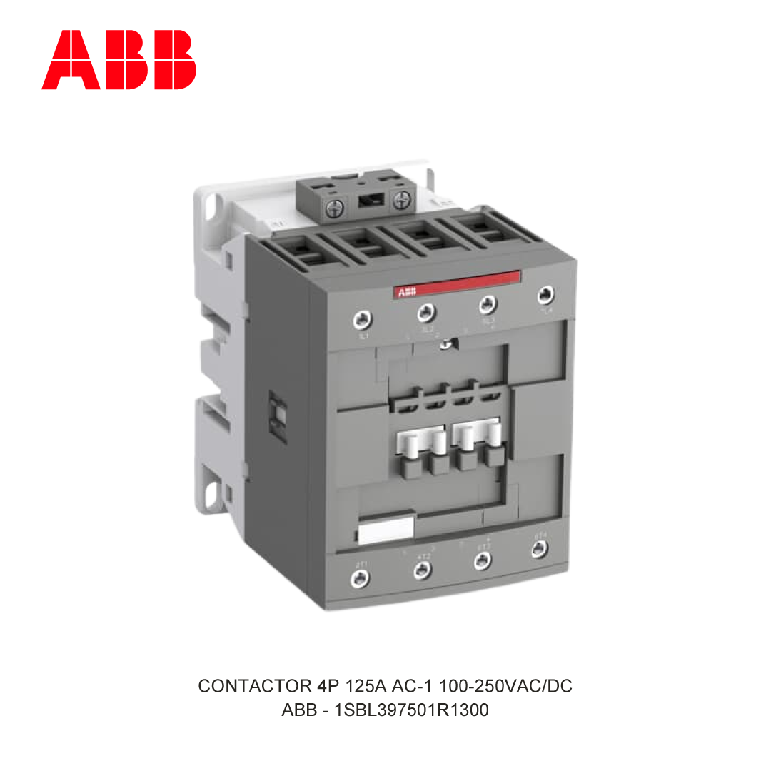 ListrikKita.com | CONTACTOR 4P 125A AC-1 100-250V AC/DC