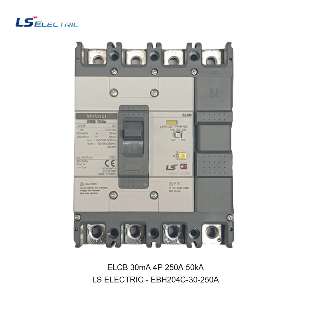 ListrikKita.com | ELCB 30mA 4P 250A 50kA