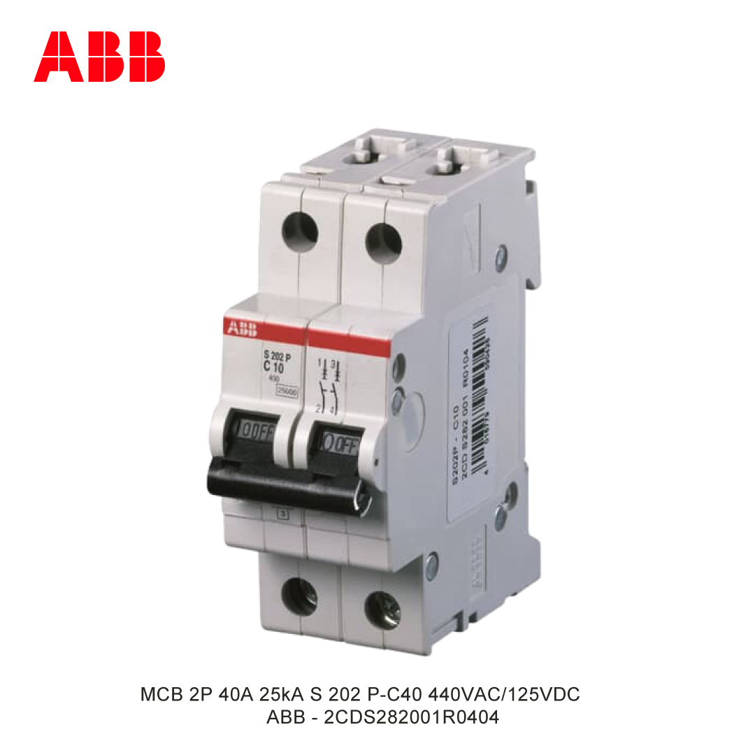 MCB 2P 40A 25kA | ListrikKita.com