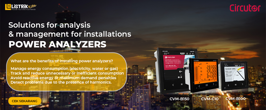 POWER ANALYZER SERIES CVM CIRCUTOR | ListrikKita.com